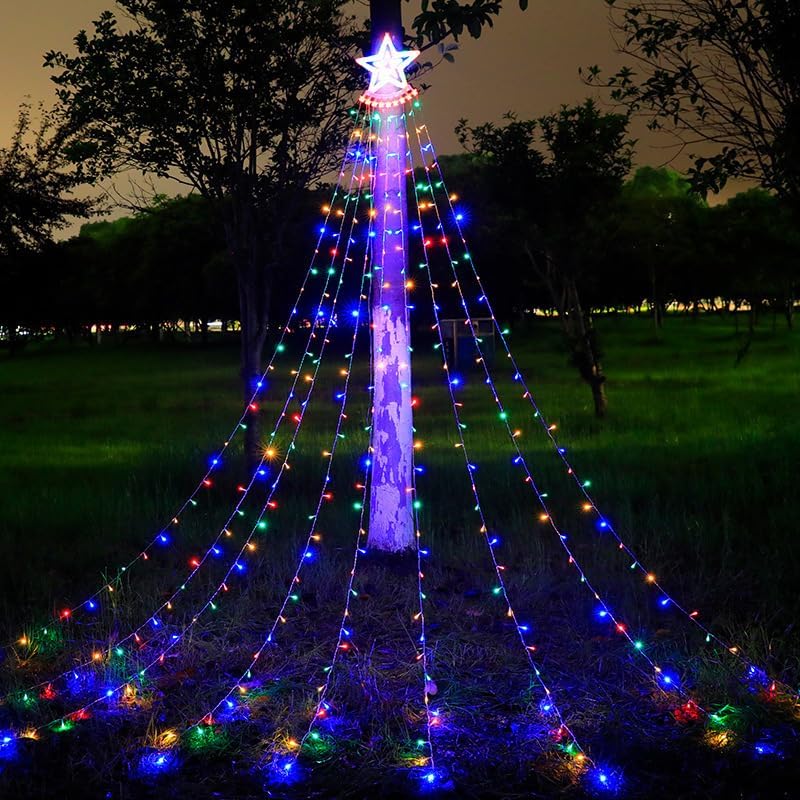 🌟 Nueva Estrella Cascada Solar LED 🌟 – Que Oferton Express